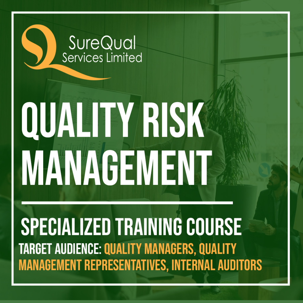 (QRM) Quality Risk Management – SurequalCourses