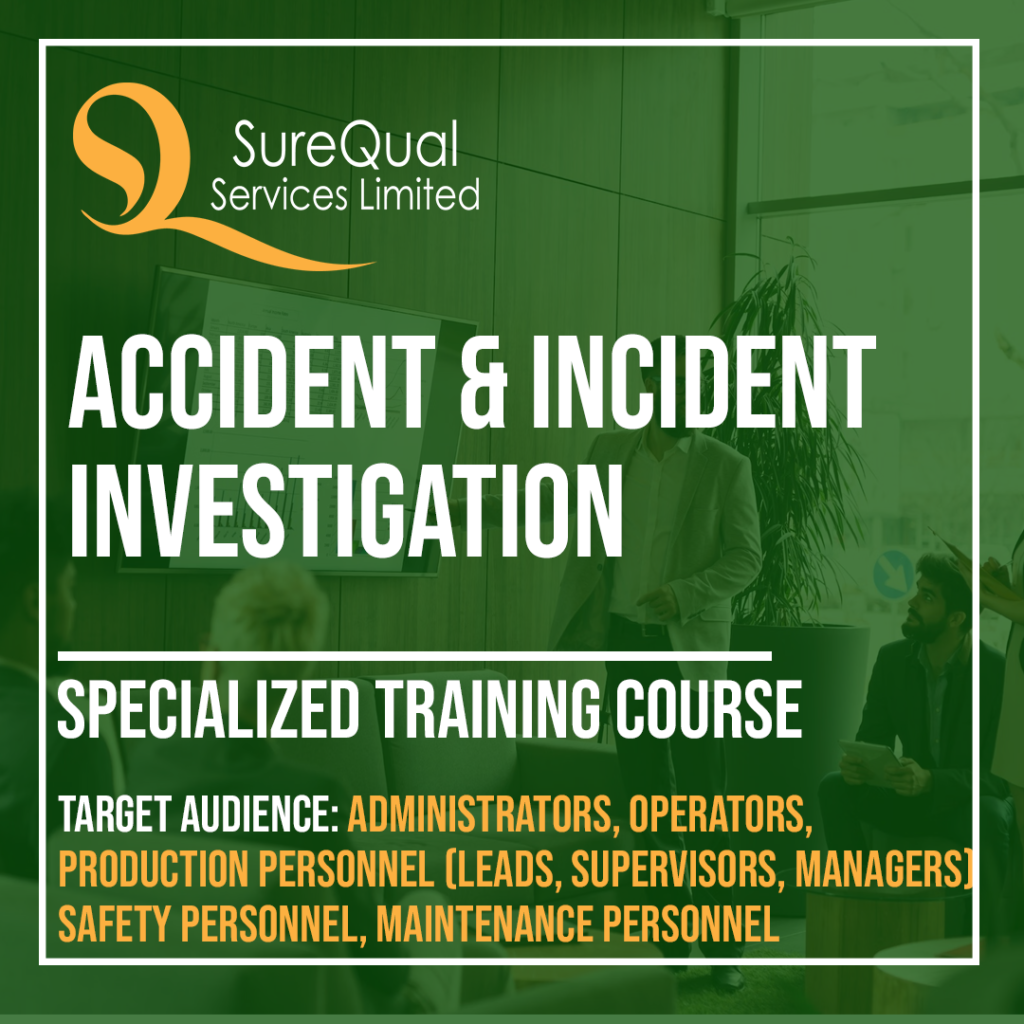 Accident and Incident Investigation – SurequalCourses